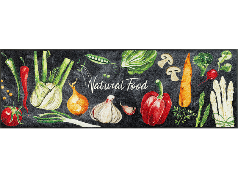Natural Food wash +dry Küchenteppich – Logomatten Welt